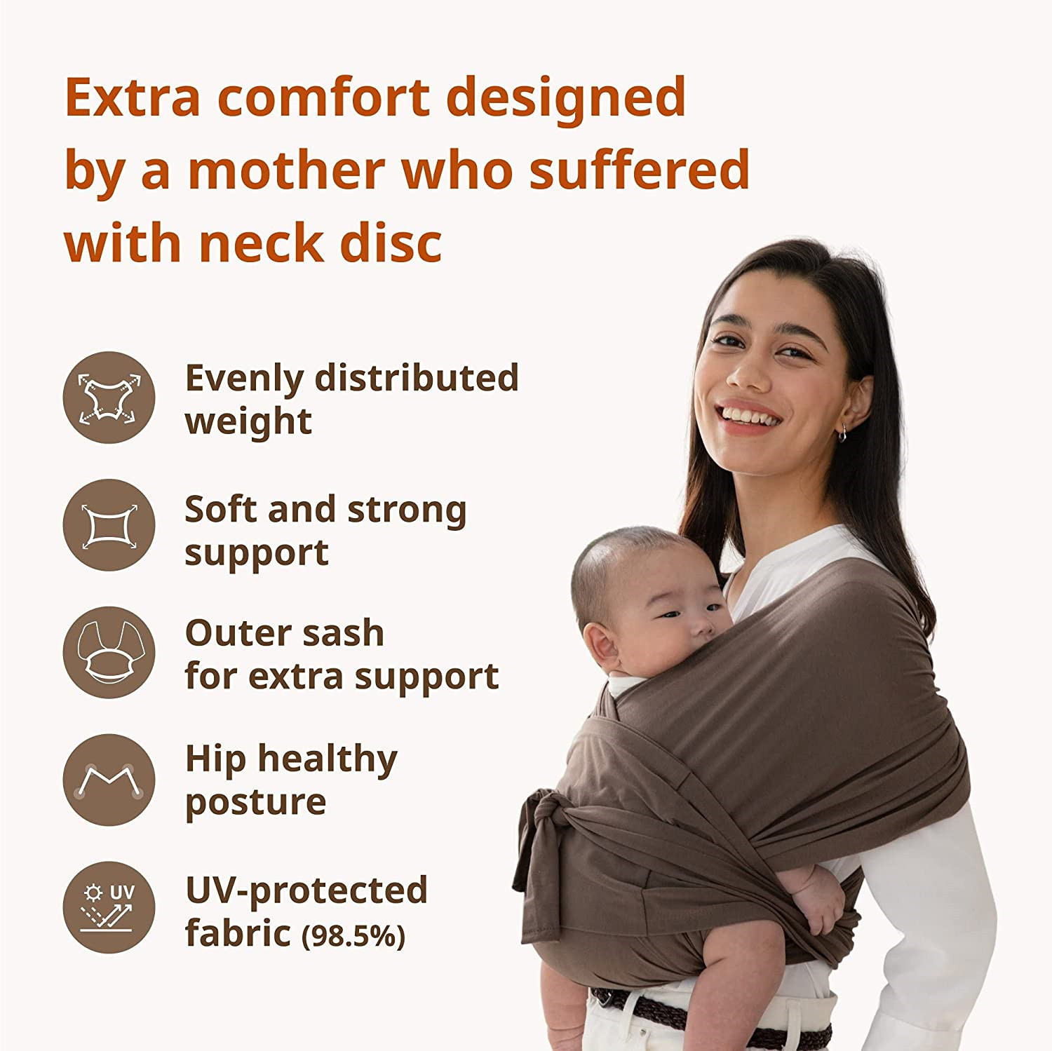 【FAST DELIVERY】Baby Carrier Wrap Kain Dukung Newborn Carrier 0 6 Month ...