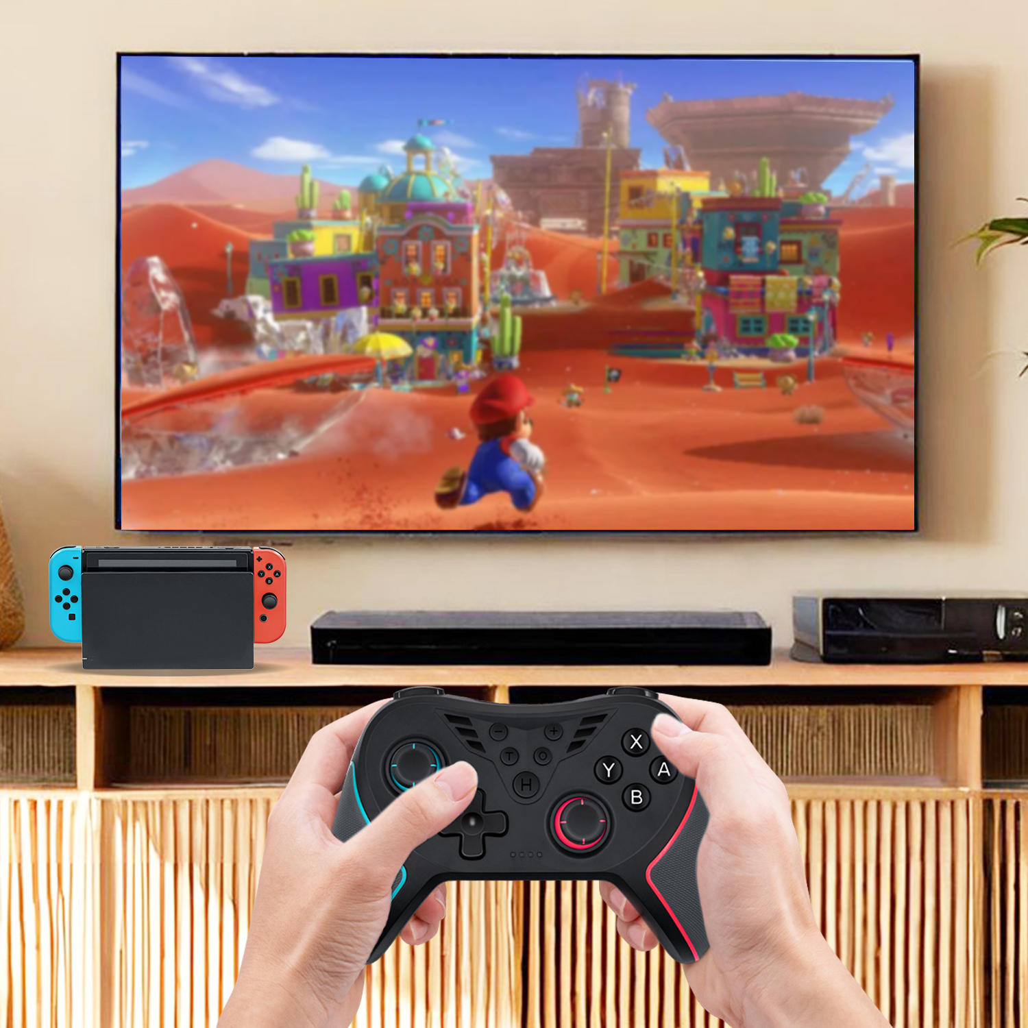 T43 Wireless Controller with Hall Effect Joystick for Nintendo Switch ...