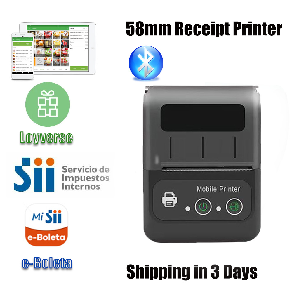 Thermal Printer Mini Bluetooth Wireless Portable label printer brother ...