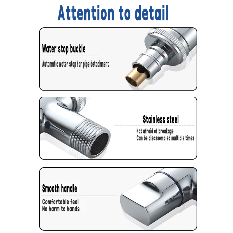 Washing machine faucet Automatic water stop angle valve Universal clip ...