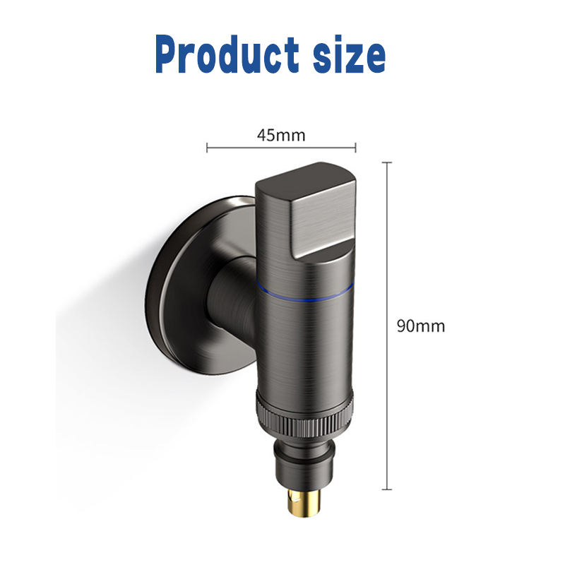 Washing machine faucet Automatic water stop angle valve Universal clip ...