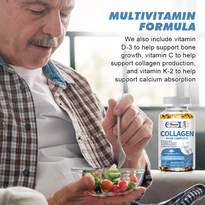 Alliwise Collagen Bone Complete Supplement Advanced Bone Marine ...