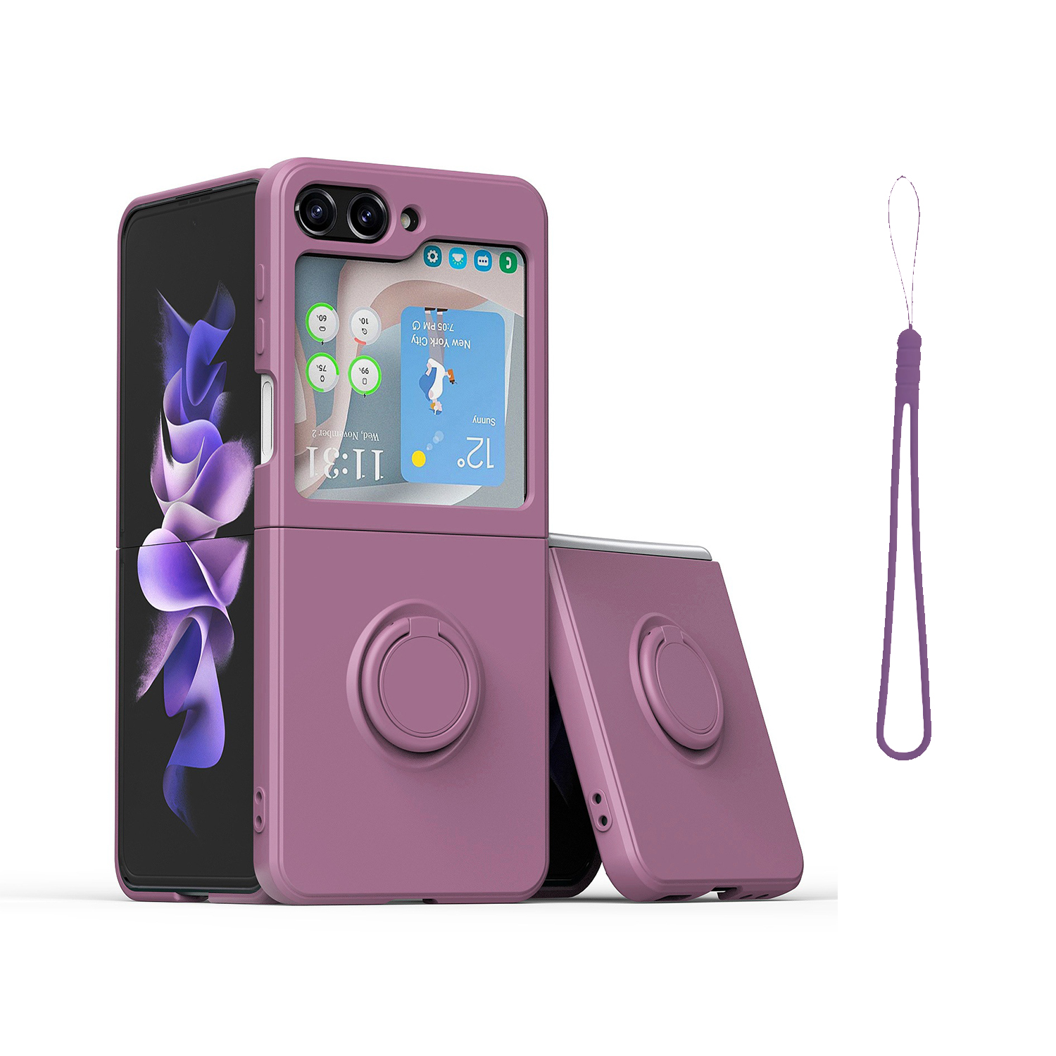 Luxury Samsung Z Flip 7 6 Flip 5 4 Flip6 Flip7FE Case Liquid Silicone ...