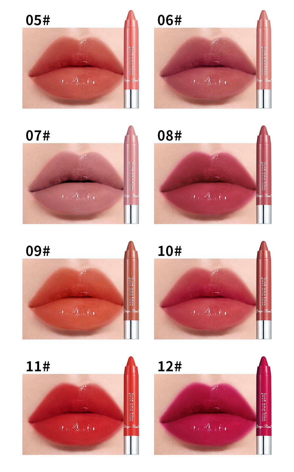 Lipstick Easy-to-Color Lipstick Color Development Moisturizing Lip Gloss Easy-to-Color Lip Gloss ...
