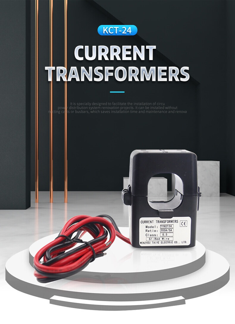 3PCS KCT24 Split Core Transformer AC Current Sensor Window Size 24mm ...