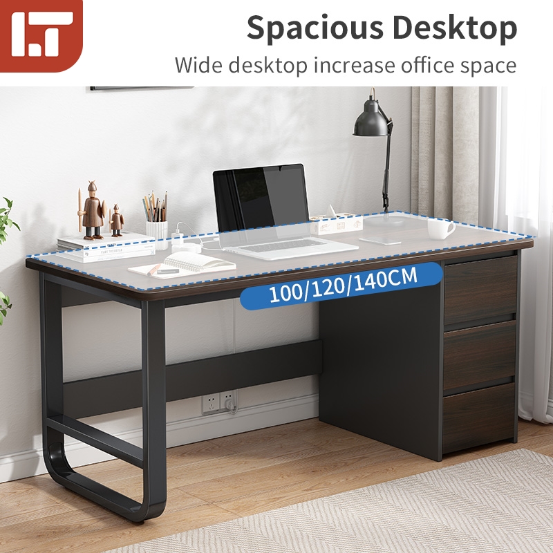 Office Table With Drawers 160CM Study Table Computer Table Modern ...
