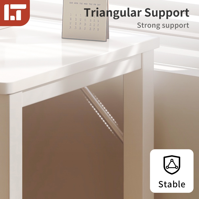 Meja Belajar Study Table L Shape Table Home Study Desk Computer Desk ...