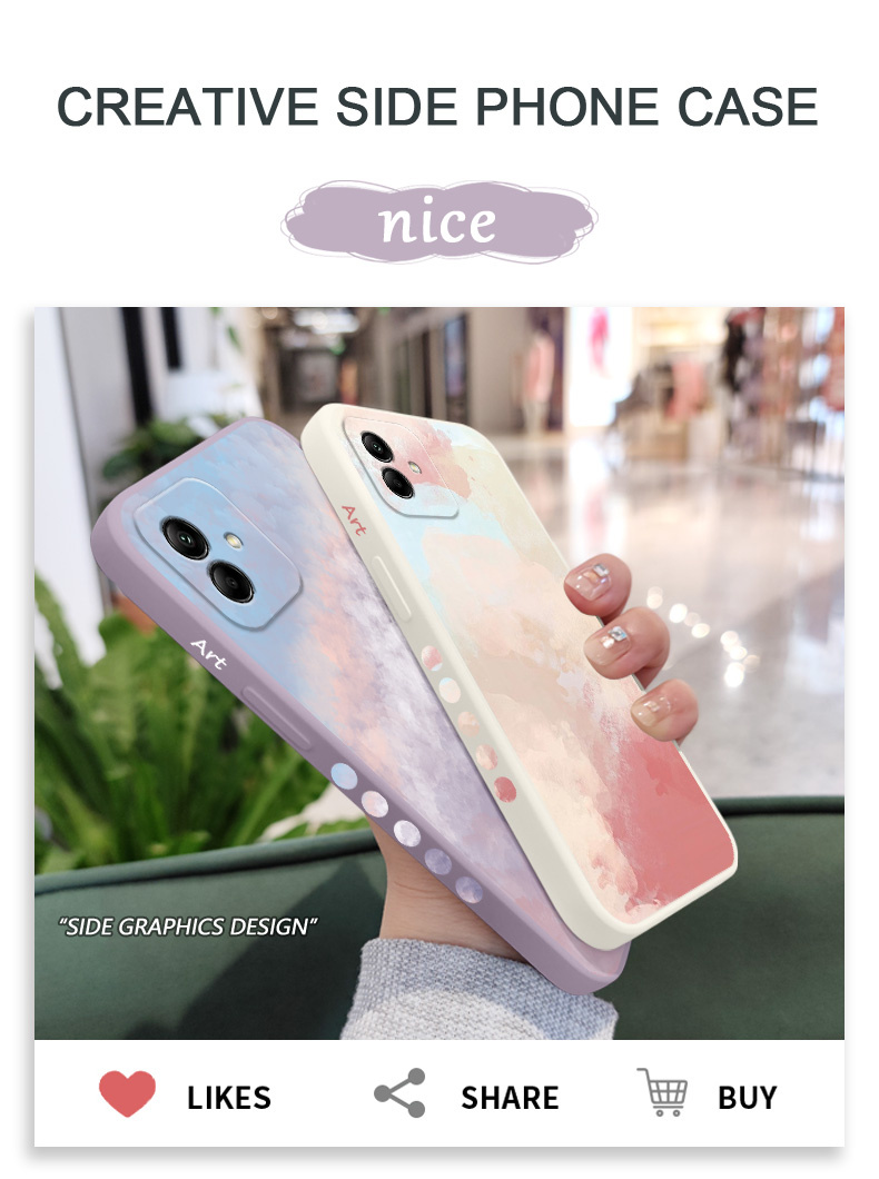 Texture Toning Phone Case For Samsung Galaxy A16 A06 A15 A25 A35 A55 A05 A05S 4G 5G Liquid ...