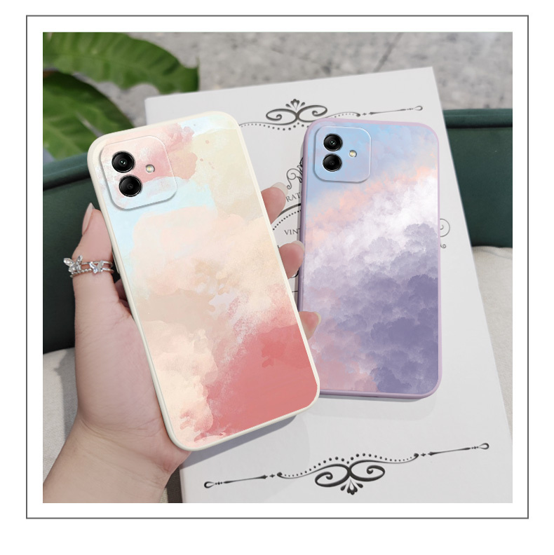 Texture Toning Phone Case For Samsung Galaxy A16 A06 A15 A25 A35 A55 A05 A05S 4G 5G Liquid ...