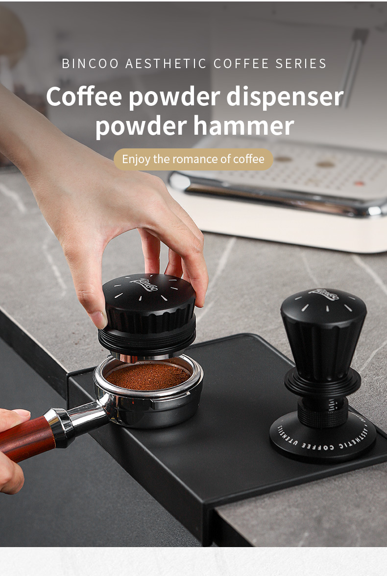 BINCOO Threaded Grid Bottom Powder Hammer Italian Coffee Machine ...
