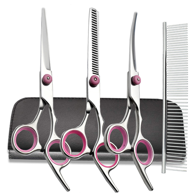 Pet Hair Care Scissors Dog Grooming Scissors Round Head Professional ...