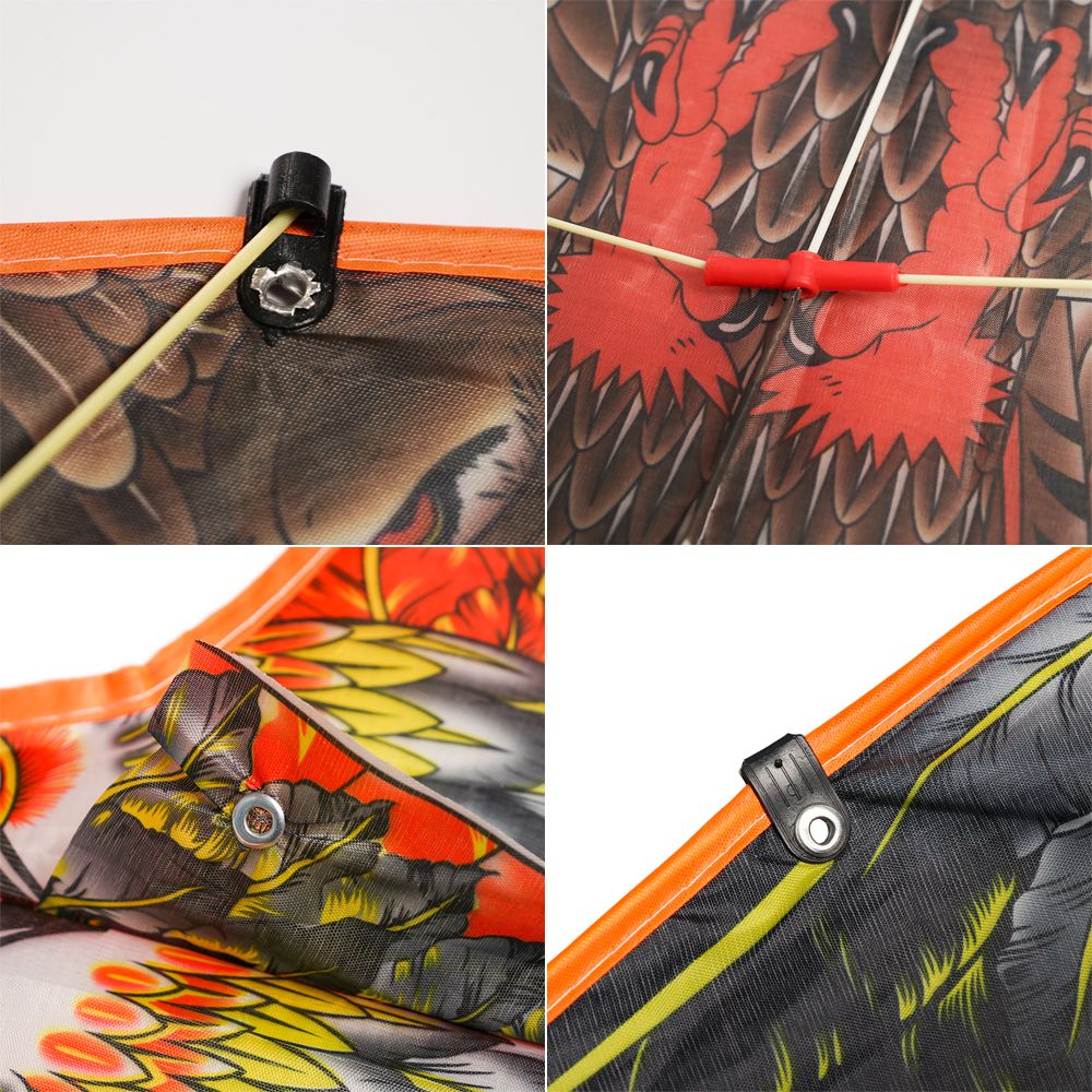 [color random]1.1m Eagle Kite With 30 Meter Kite Line Large Plane Eagle ...