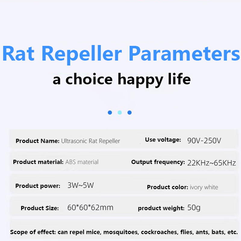 Ultrasonic Mice Repeller Pest Repeller Electronic Ultrasound Mouse ...
