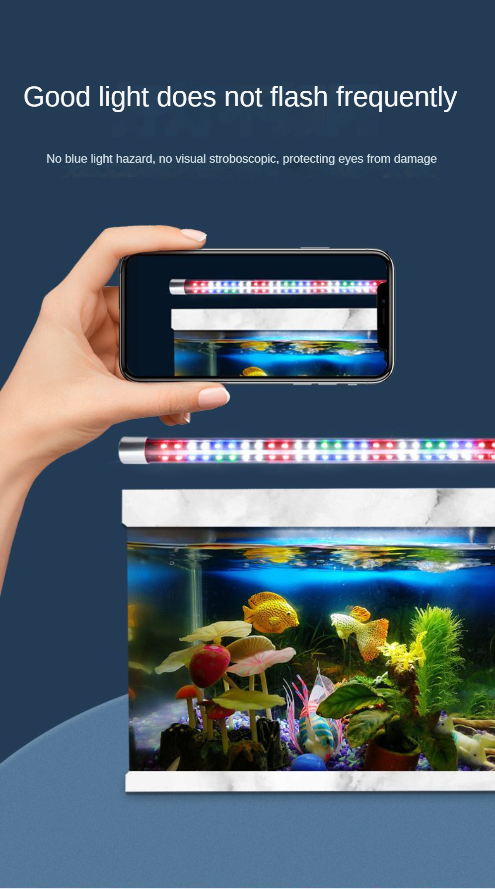 Aquarium Light Fish Tank Light Lighting led Waterproof Full Spectrum ...