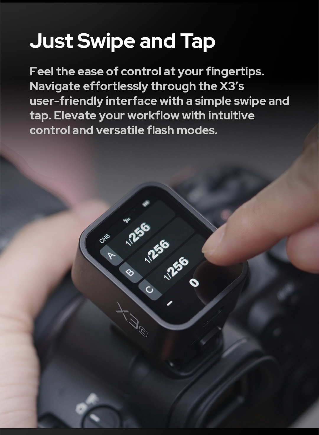 Godox X3 TTL HSS 2.4G Wireless Flash Trigger OLED Touch Screen Transmitter Quick Charge Xnano ...
