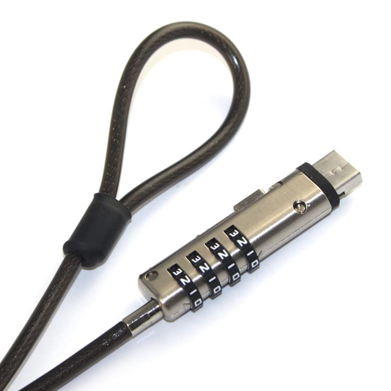 KIPRUN Laptop Cable Lock, Computer Security Cable Lock, Alloy 4 Digital ...