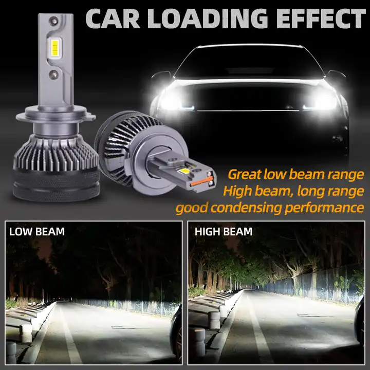 120W/25000Lm LED Headlight Bulb H4 H7 H11 9005/HB3 9006/HB4 9012/HIR2 ...