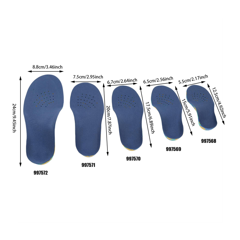 Kids Orthotics Insole X O Type Legs Arch Support Shoes 1-12 Years ...