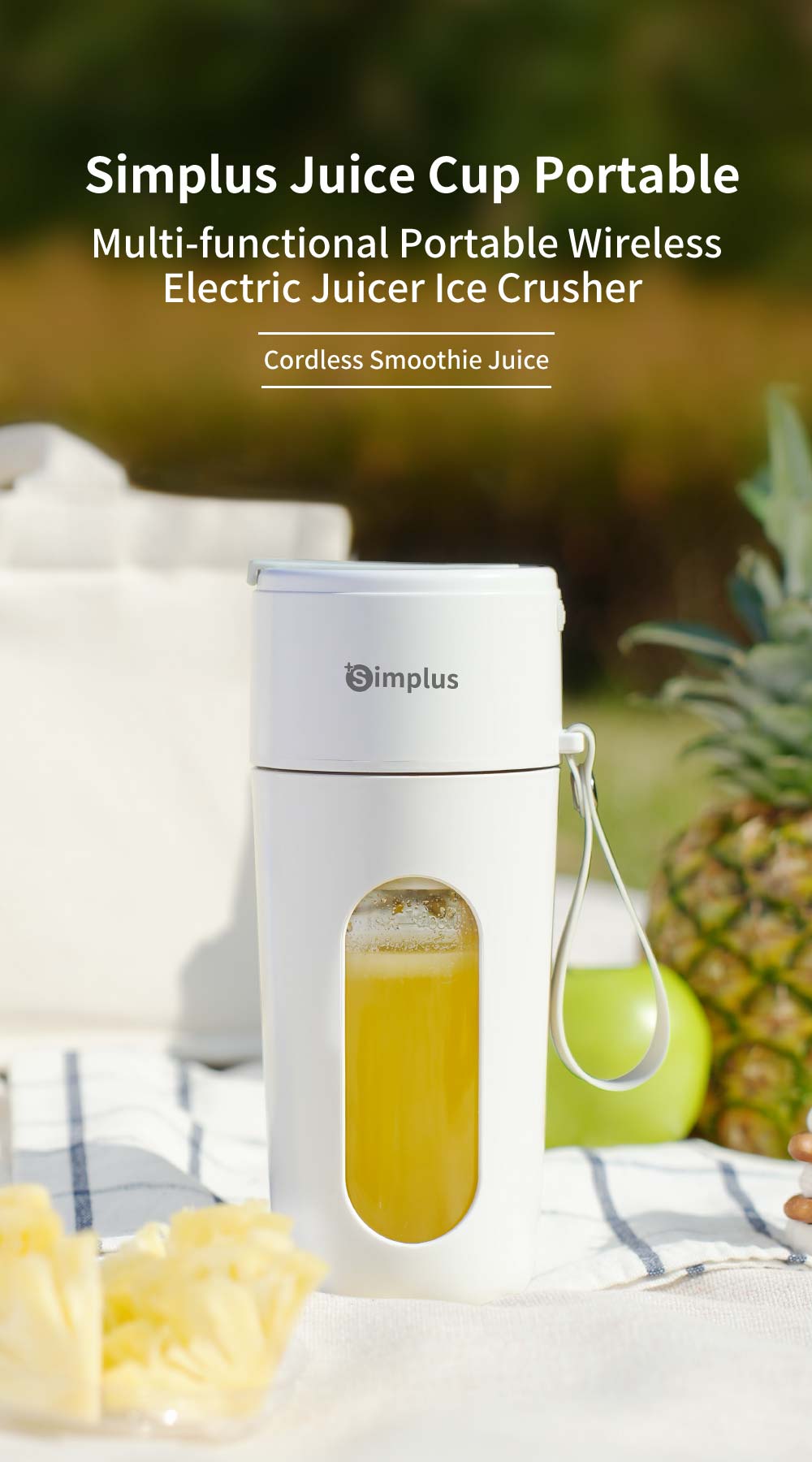 Simplus Juice Cup Portable Multi-functional 丨MAX LINE 400ml丨Wireless丨 ...