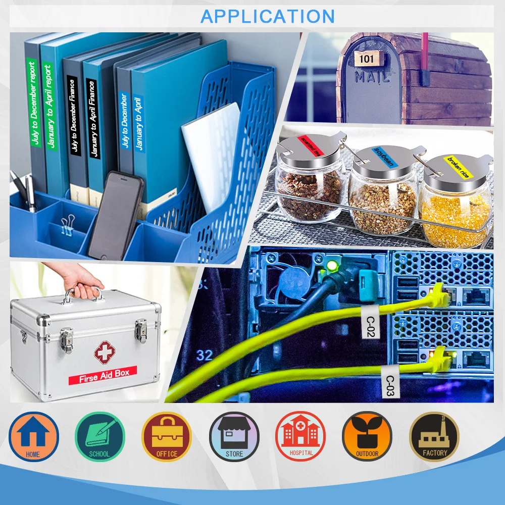 Casio Compatible Ez Label It Tape XR-12WE XR-9WE XR-18WE XR-24WE ...