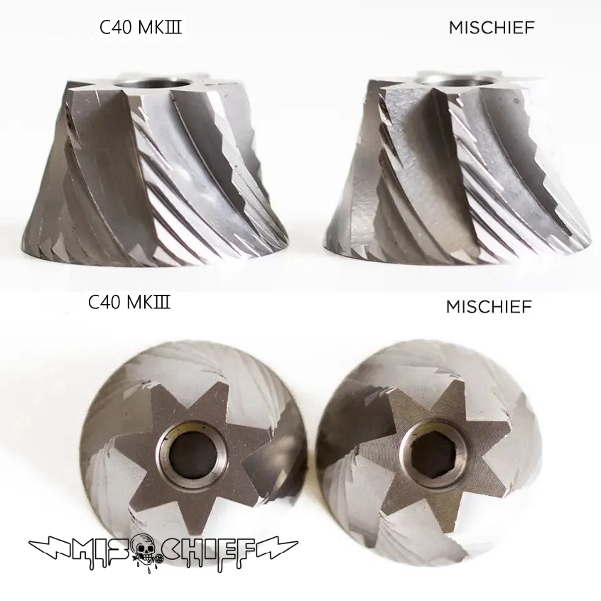 Mischief M40 Grinder,Manual Coffee Grinders Machine,Stainless Steel Conical Burr,Hand Coffee ...