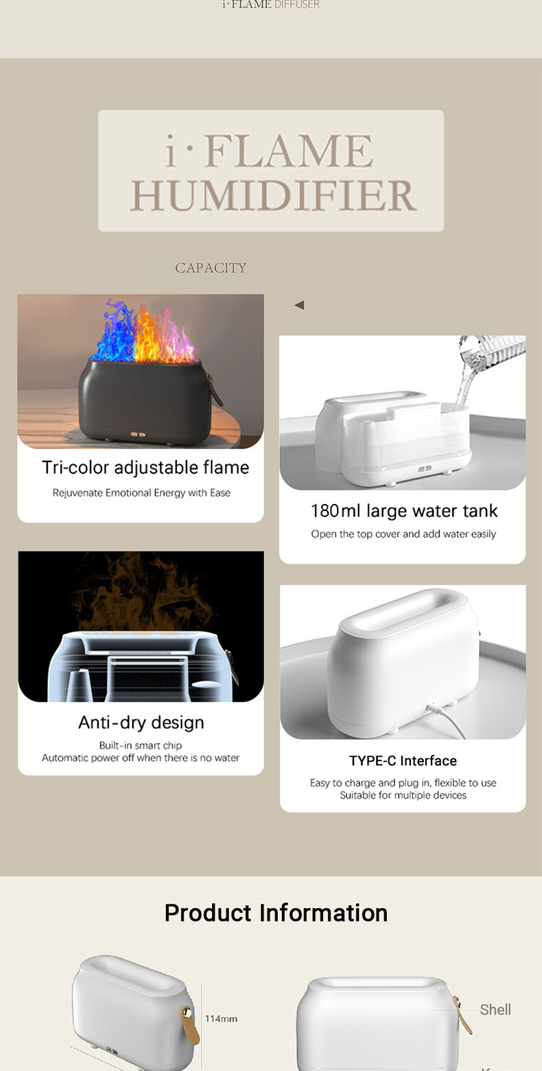 YIOMIO Antibacterial humidifier air purifier for room aroma diffuser ...