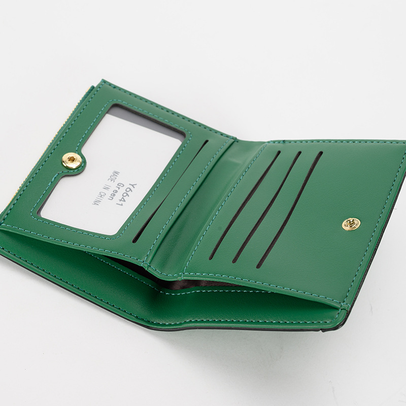 2024 Card Holder Zipper Wallet Ladies 2024 New Style Korean Version ...