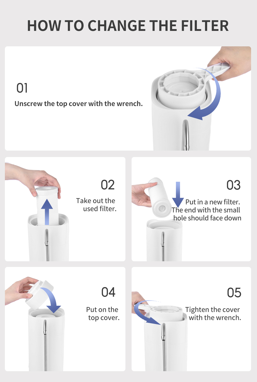 Simplus SUF Composite Filter Ultrafiltration Water Purifier JSQH001 | Shopee Malaysia
