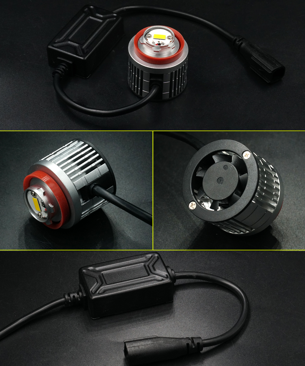 TUFFOO 2PCS Dual Color L1B Car LED Fog Light Bulb 14000LM Replace ...