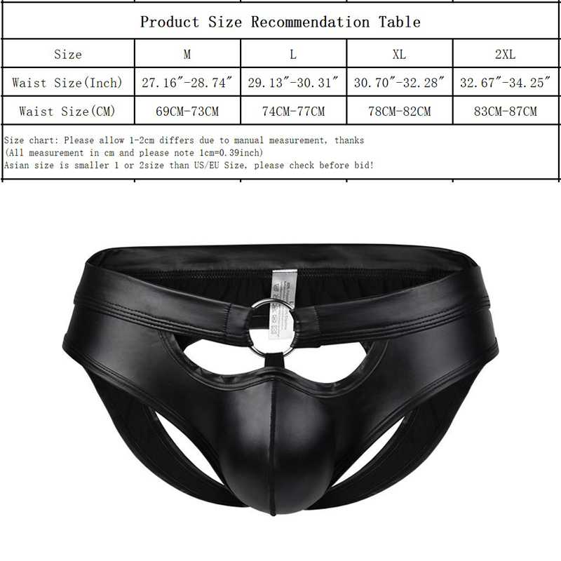 Raya 2025 Mens Underwear Metal Ring Open Underpants Buttocks Hollow ...