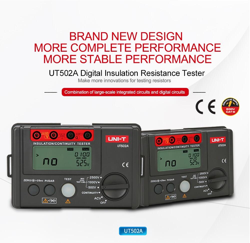【One year warranty】UNI-T UT501A UT501C UT502A UT502C Digital Insulation ...