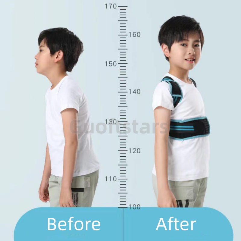 Guoftstars Professional Posture Corrector for Kids, Adjustable Upper ...