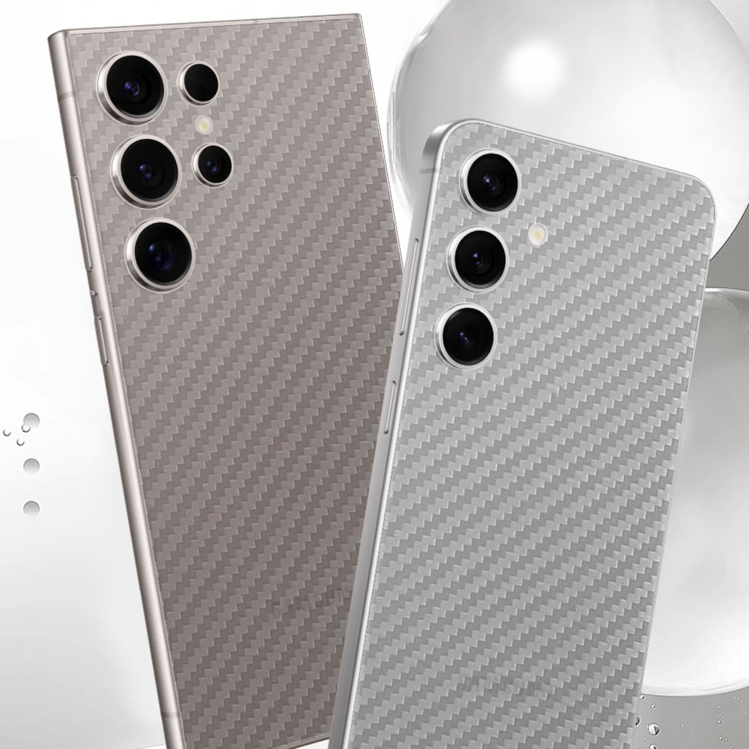 Carbon Fiber Back Film For Samsung Galaxy S24 Ultra Plus s24 ...