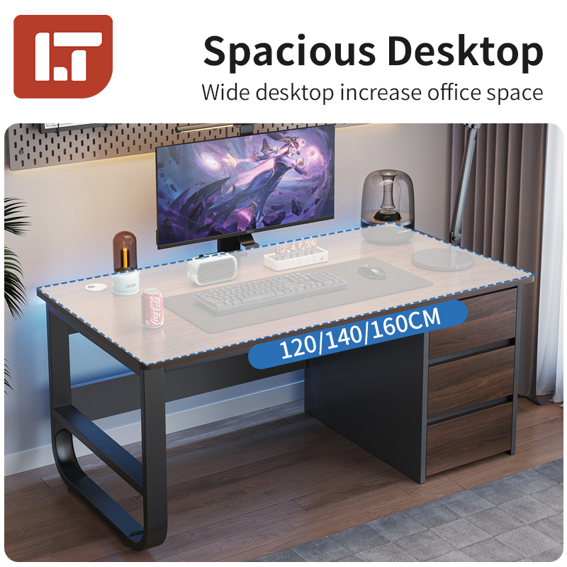 Gaming Table Meja Gaming Computer Table With Drawers Meja Komputer ...