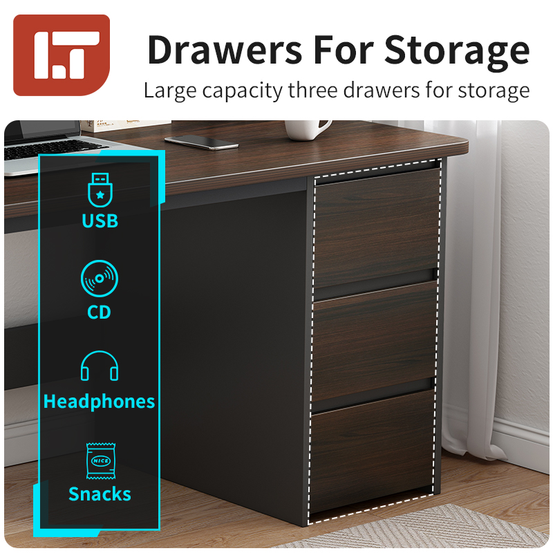 Gaming Table Meja Gaming Computer Table With Drawers Meja Komputer ...