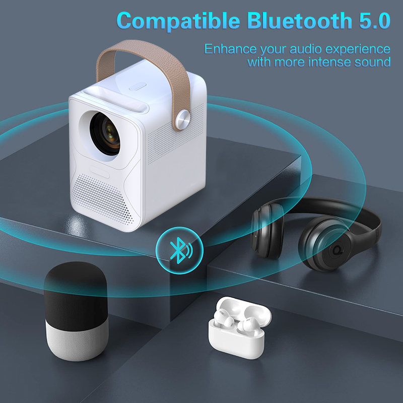 Mini Outdoor Projector For Phone Portable Android Smart Projector HDMI ...