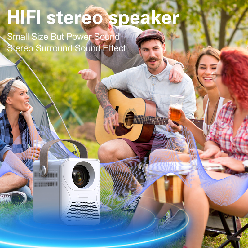 Mini Outdoor Projector For Phone Portable Android Smart Projector HDMI ...