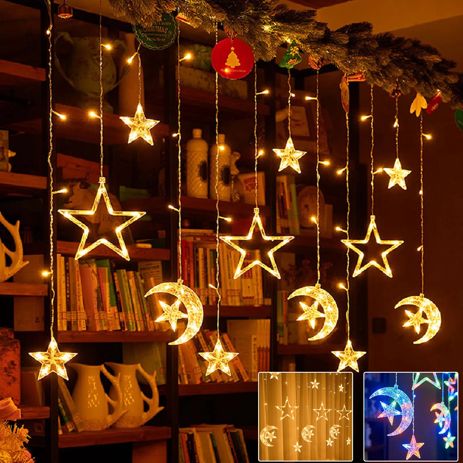 💡READY STOCK💡220V / Solar Light 3.5M LED Deepavali Lighting Diwali ...