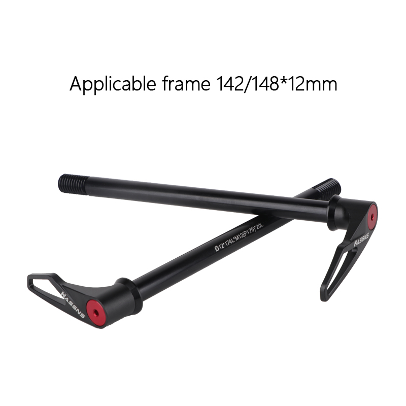 HASSNS Mountain Bike Thru Axle Lever 142/148x12mm Quick Release Skewer ...