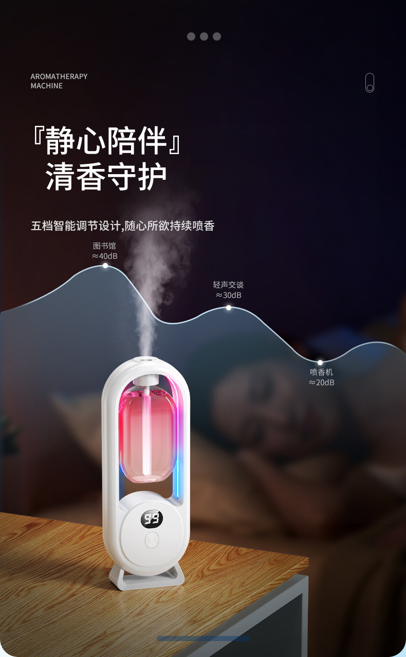 Aroma Diffuser USB Rechargeable Perfume Humidifier Essential Oil ...