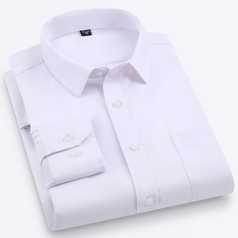 Casual Non Iron Long Sleeve Plus Size Business Office Social Work ...