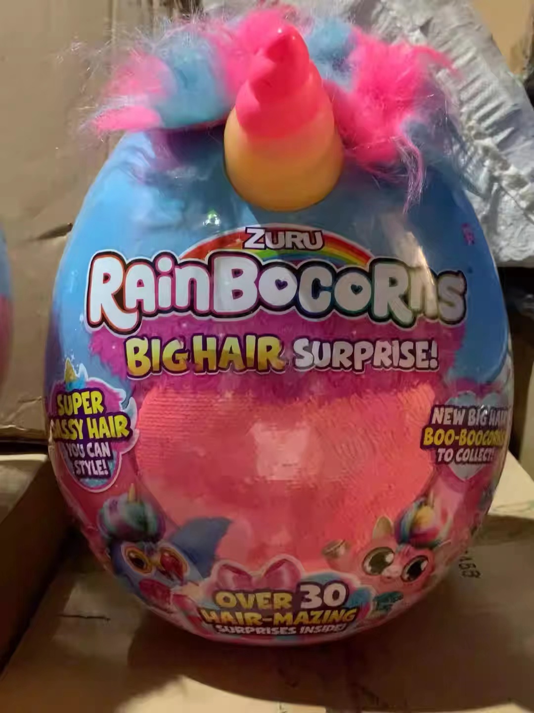 Rainbocorns Big Hair Surprise by ZURU Cuddle Plush Stuffed Animal 30 ...