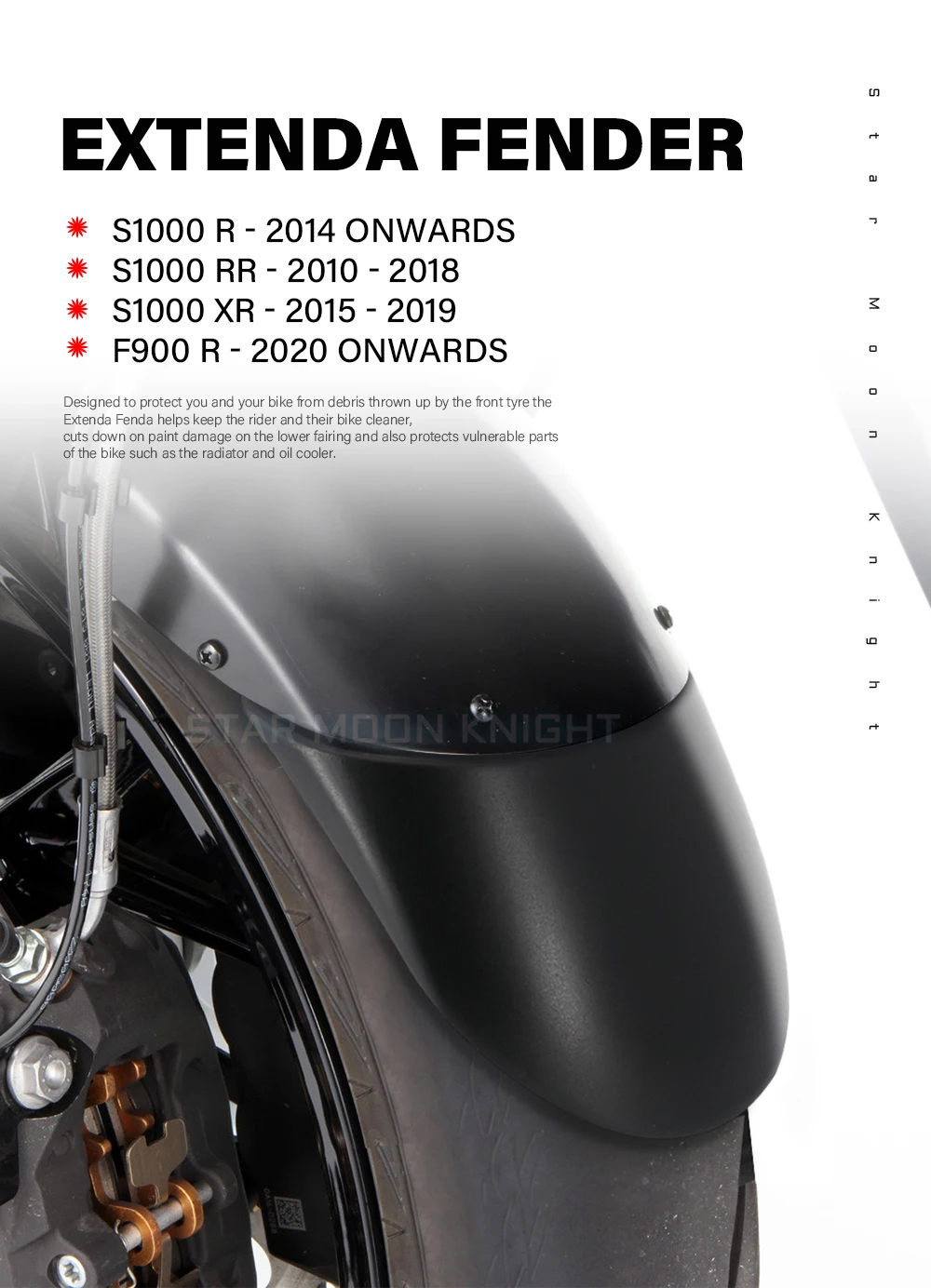 For BMW F900R S 1000 RR R XR S1000R S1000RR S1000XR Front Fender ...