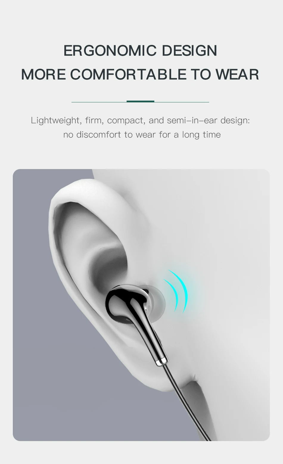 Awei PC-6 3.5mm Wired Earphones Mini Stereo Earbuds Bass Earphones ...