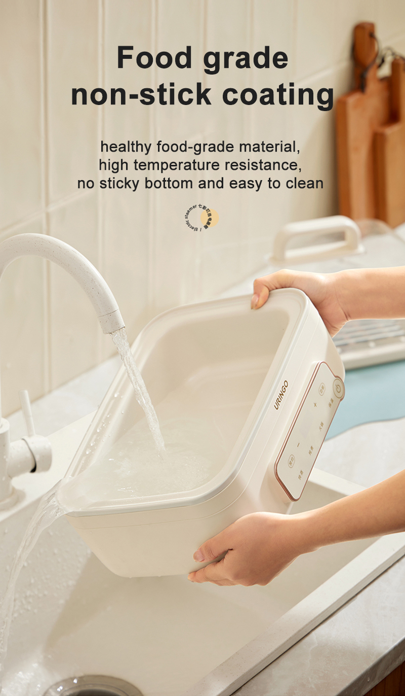 URINGO Electric Steamer Multifunctional Breakfast Cooker Appointment ...