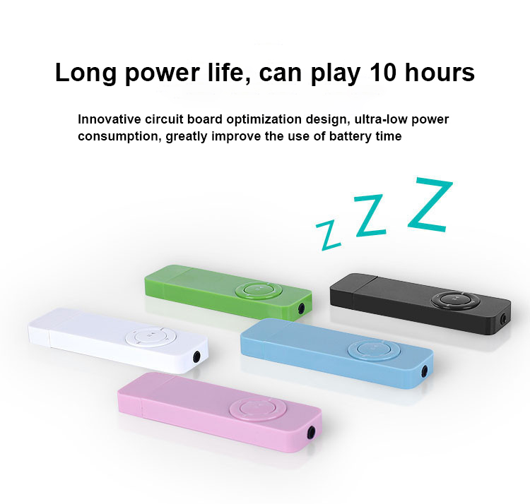 Mini MP3 Player Student English Listening Learning Walkman Plug-in Card ...
