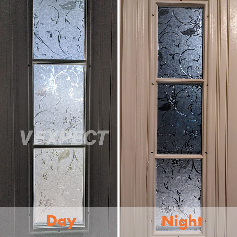 Privacy Window Film Sticker Frosted Glass Window Paper,Total Blackout ...