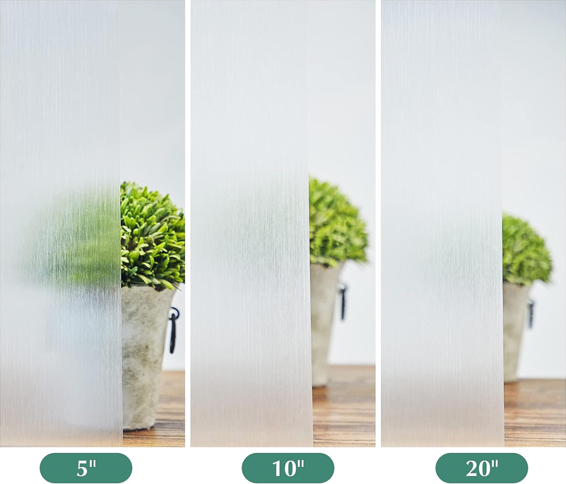 Window Privacy Sticker Film, Silk Textured Glass Window Paper, Total ...
