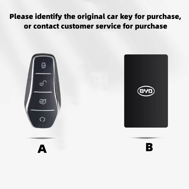 New BYD ATTO 3 Dolphin TPU Key Chain Cover BYD NFC Card Holder Smart ...