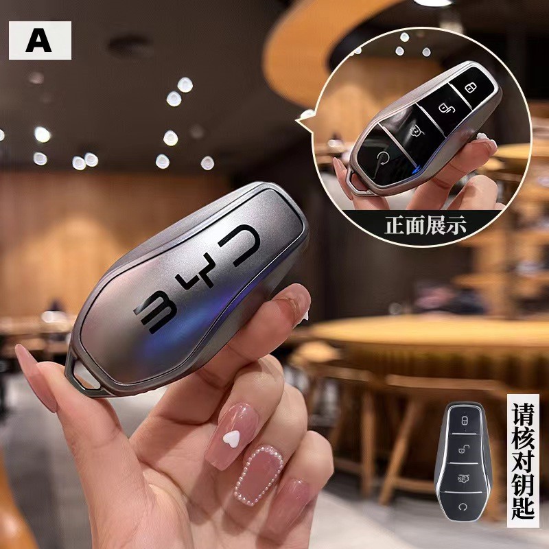 New BYD ATTO 3 Dolphin TPU Key Chain Cover BYD NFC Card Holder Smart ...